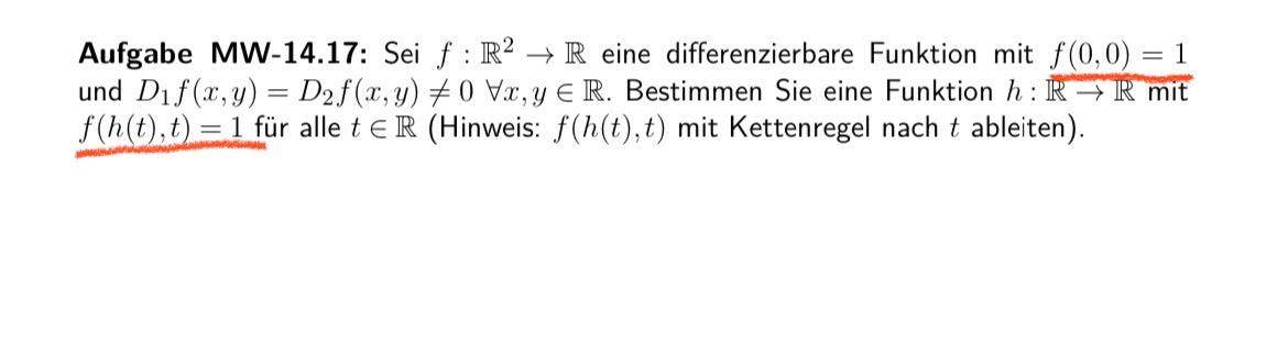 Wie kommt man auf den Wert von h(0)? (rechnen, Funktion, Gleichungen)