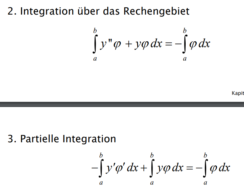 Partielle Integration Präsentationsleistung: Partielle Integration By