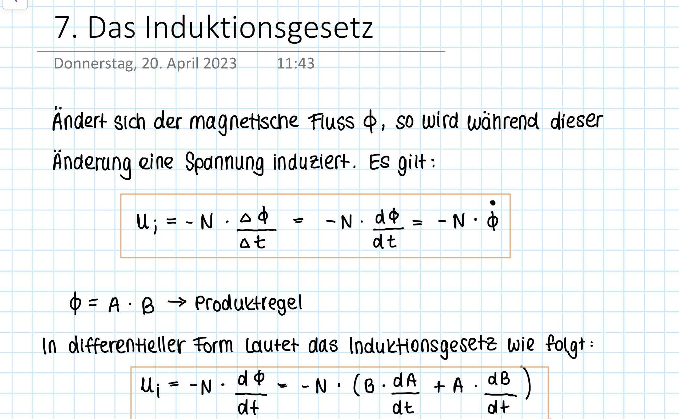 Wie kommt man hier auf die Formel (Physik)? (Energie, Physiker, Induktion)