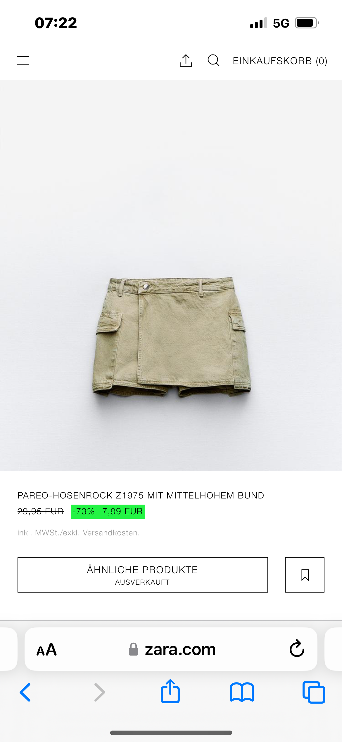 Wie läuft es ab bei zara wenn Sachen verkauft sind? (Kleidung, Mode)