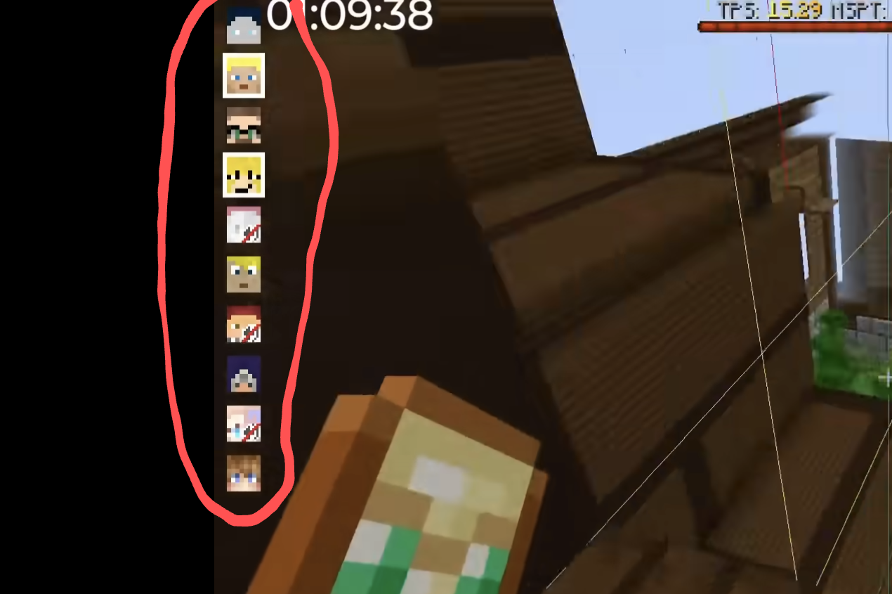 Wie lassen sich die Craft Attack Spieler das anzeigen? (PC, Minecraft ...