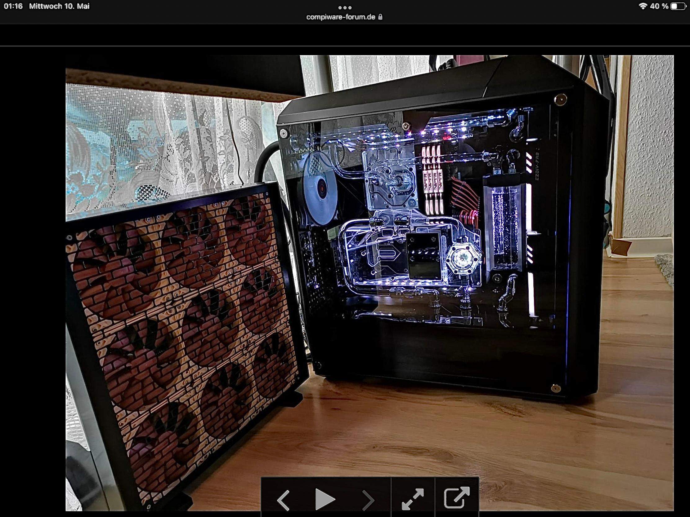 Wie nennt man das Teil links im Bild? (Computer, PC, Wasserkühlung)