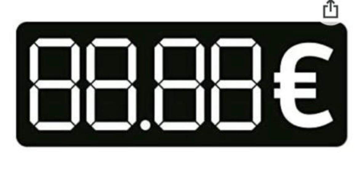 Wie nennt man diese Preisschilder? (Supermarkt, Preisschild)