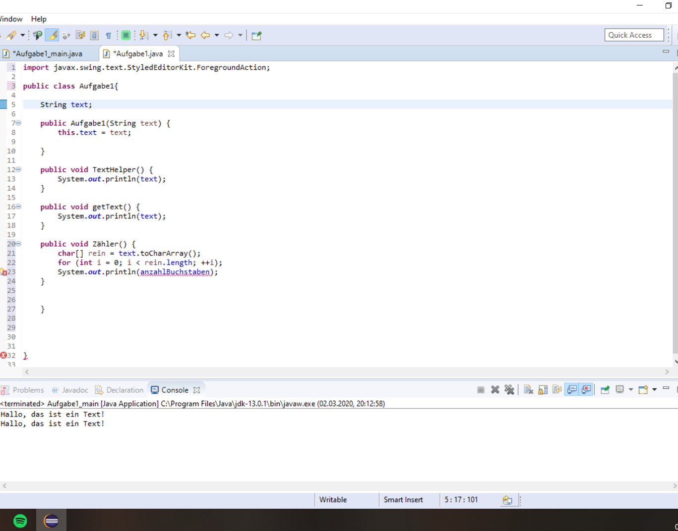 Wie Programmiere ich einen Zähler? (Computer, programmieren, Java)