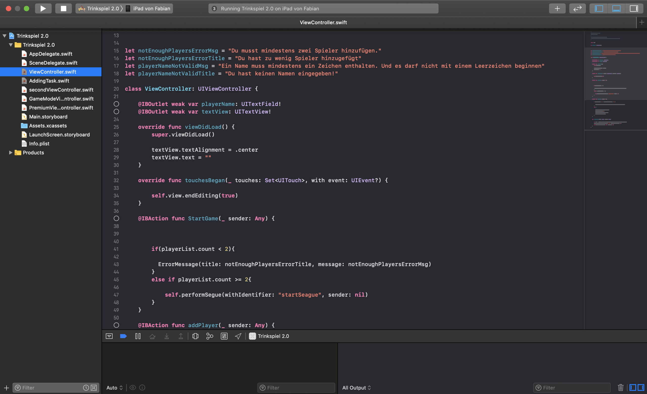 Wie ruft man eine Methode in einer anderen Klasse in Swift auf ...