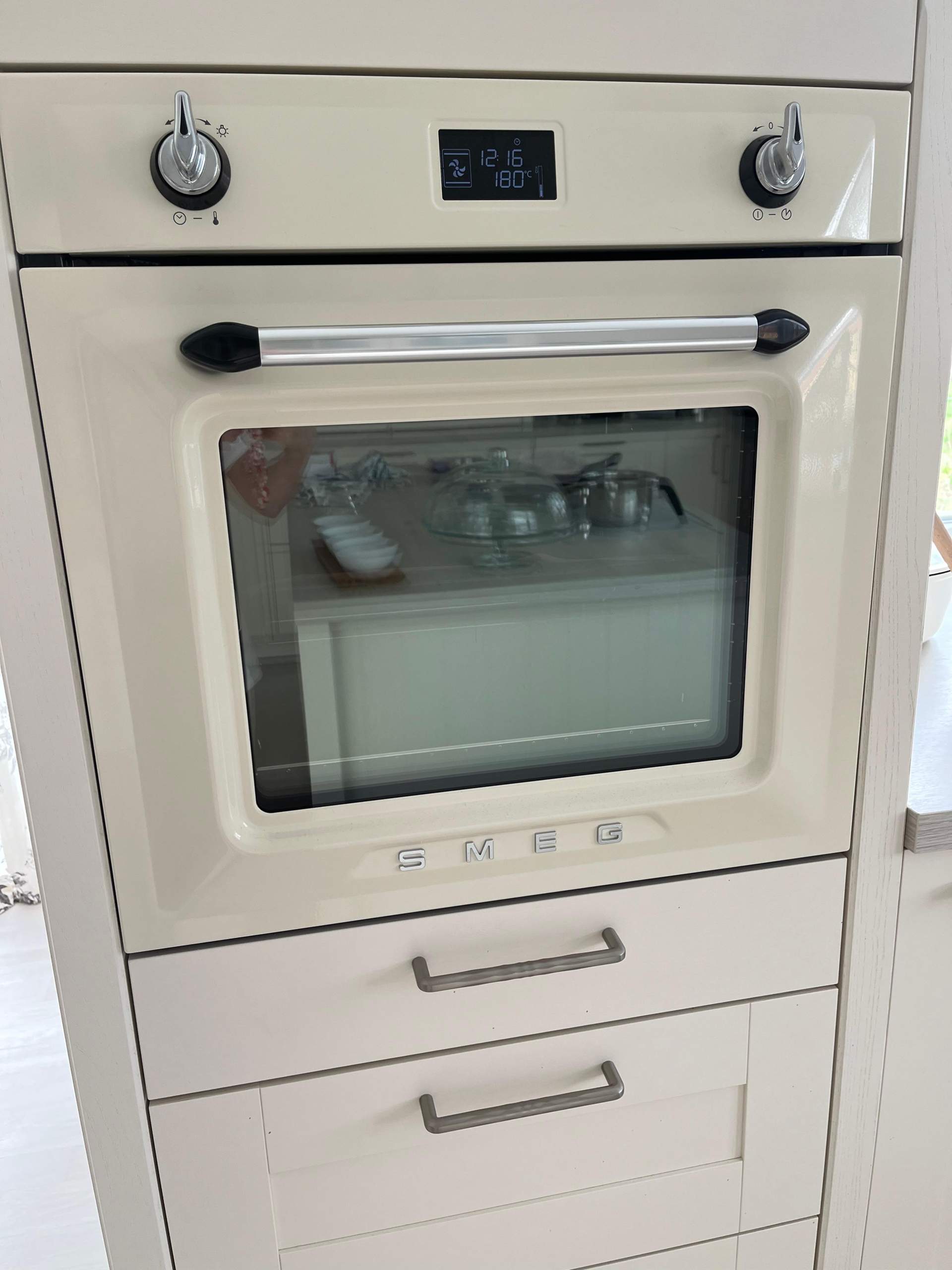 Wie schalte ich diesen SMEG Ofen aus? (Küche, Backofen)