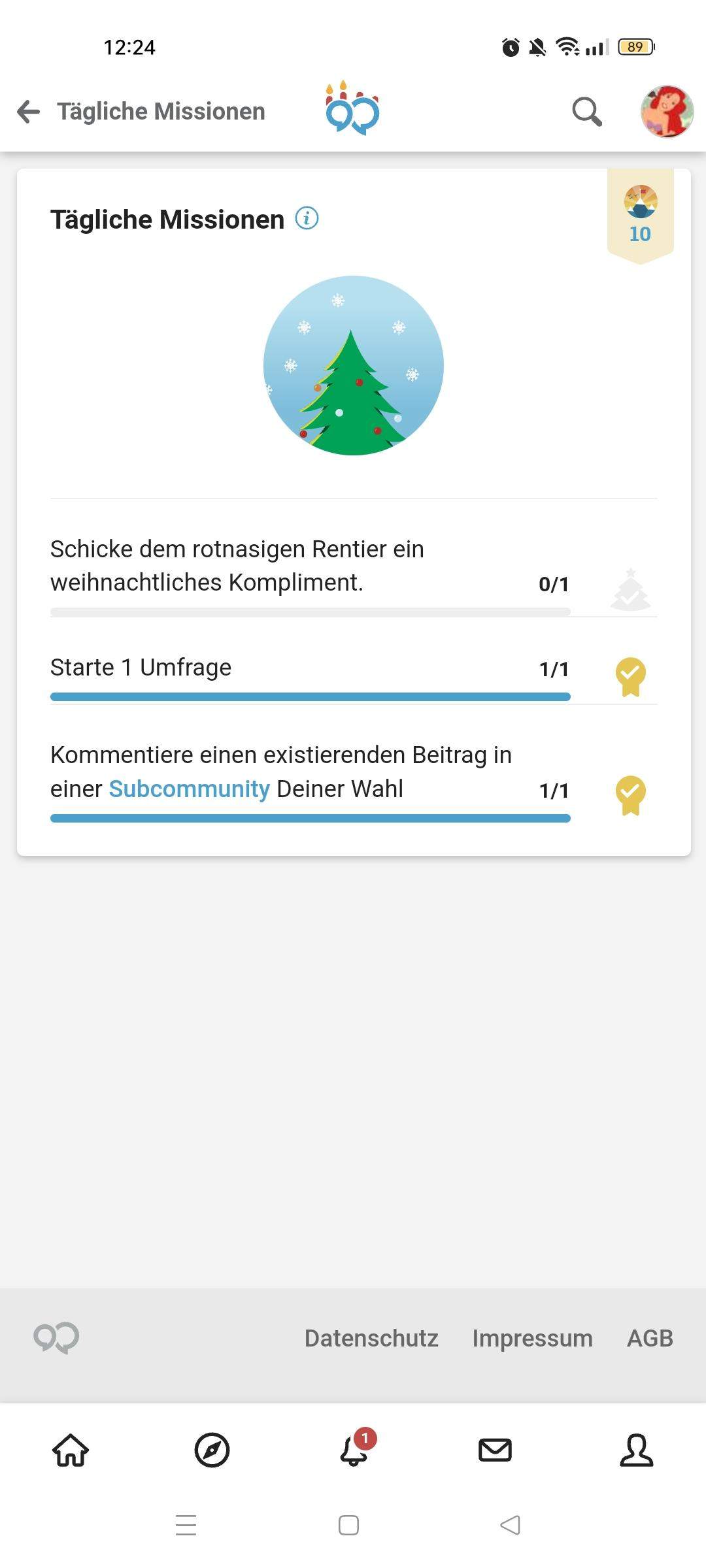 Wie soll ich die erste Mission erfüllen? (gutefrage.net, Community, Tägliche Mission)