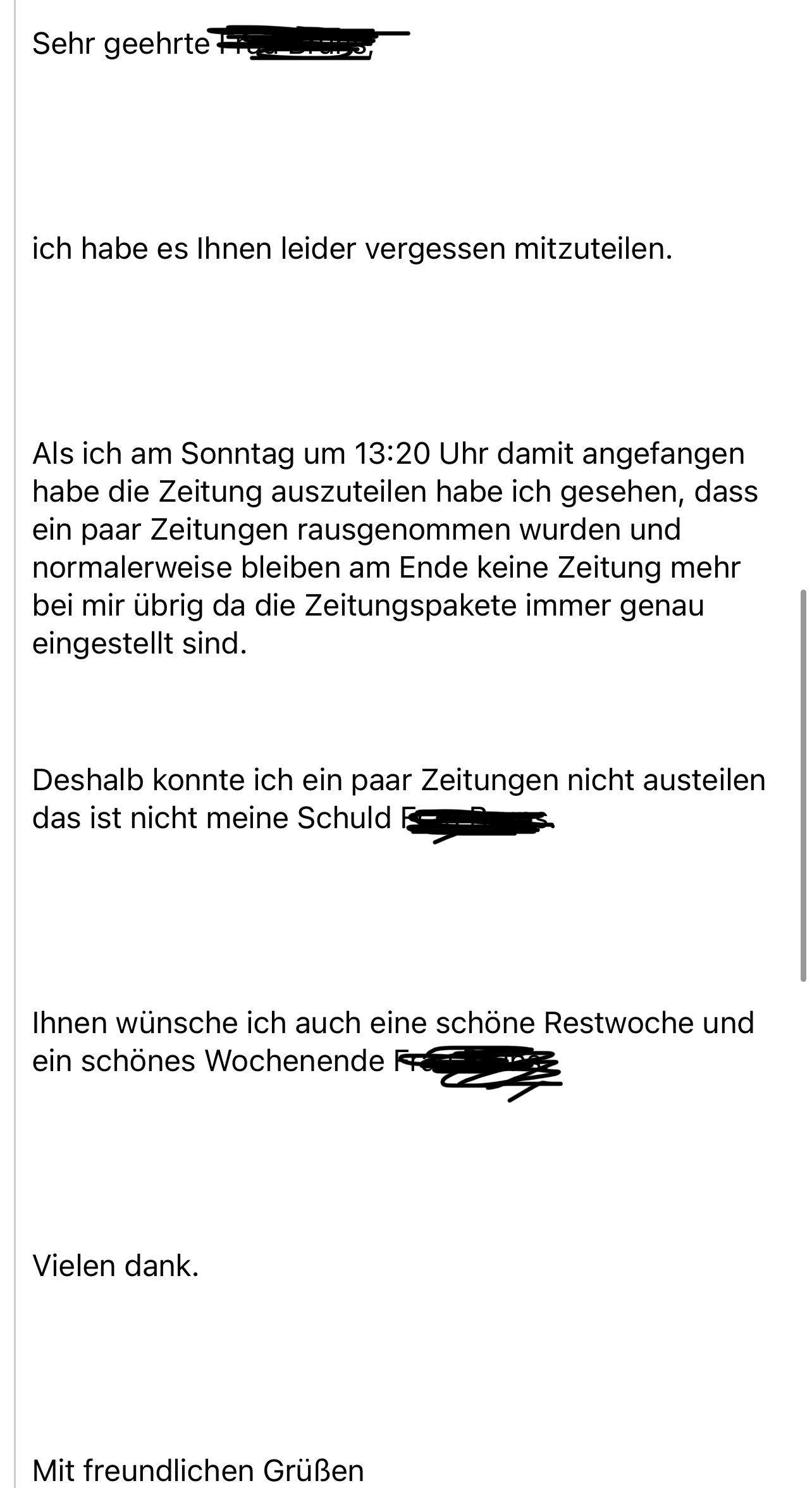 Wie sollte ich darauf Antworten damit ich beim Recht bleibe?? (Arbeit ... Wie sollte ich darauf Antworten damit ich beim Recht bleibe?? (Arbeit ...