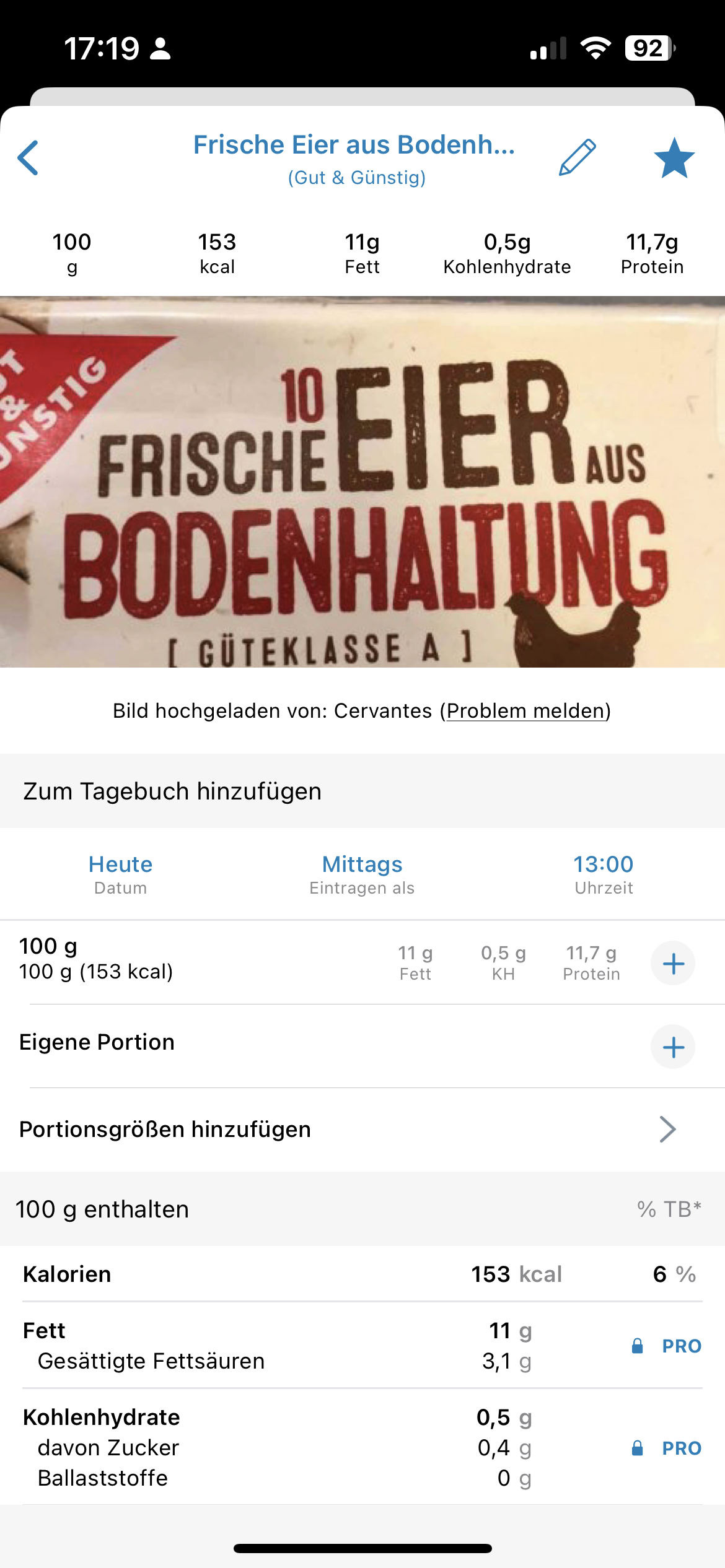 Wie trackt man Eier korrekt? (Ernährung, abnehmen, Fitness)