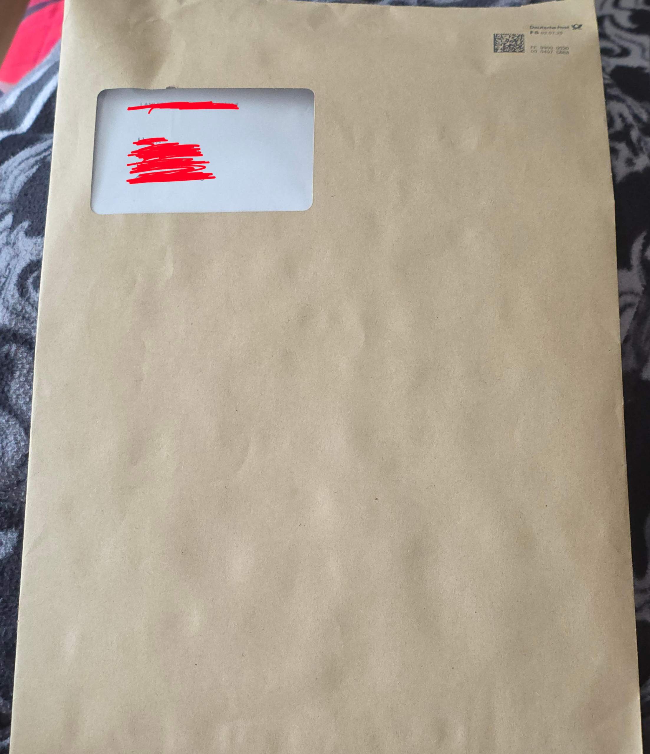 Wie verschicke ich diesen Umschlag? (Post, Versand, DHL)