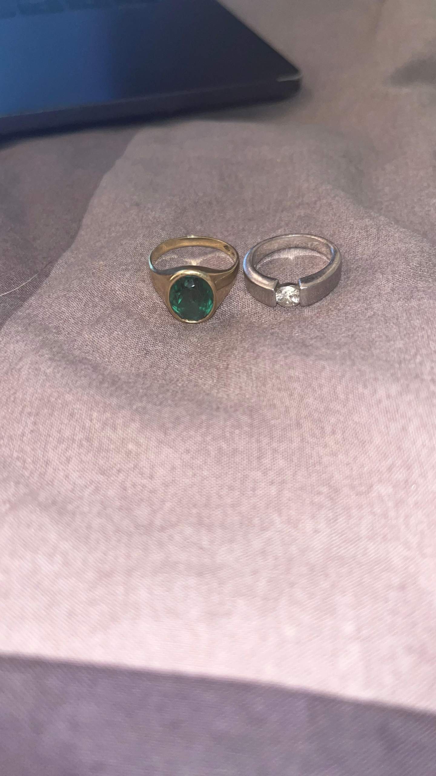 Wie viel haben diese 2 Ringe wert? (Gold, Silber, Ring)