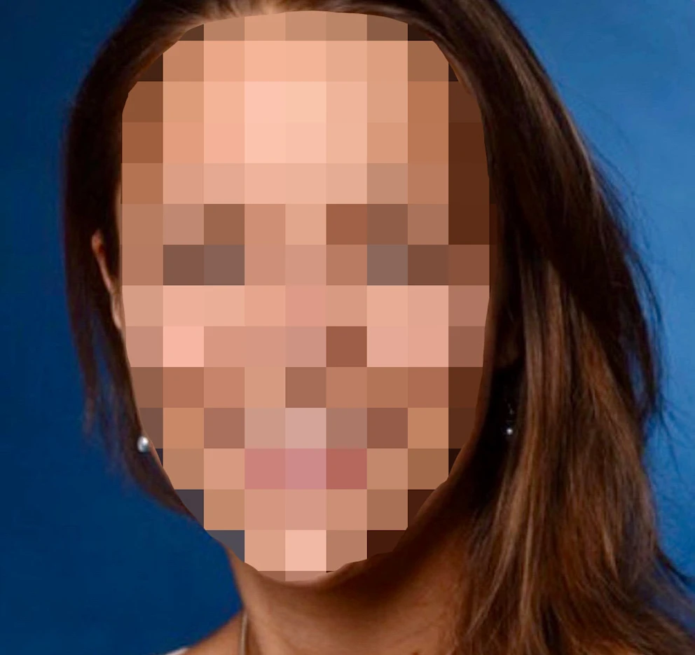 Wie wahrscheinlich ist es, dass diese Frau ohne Pixel sehr hübsch ist ...