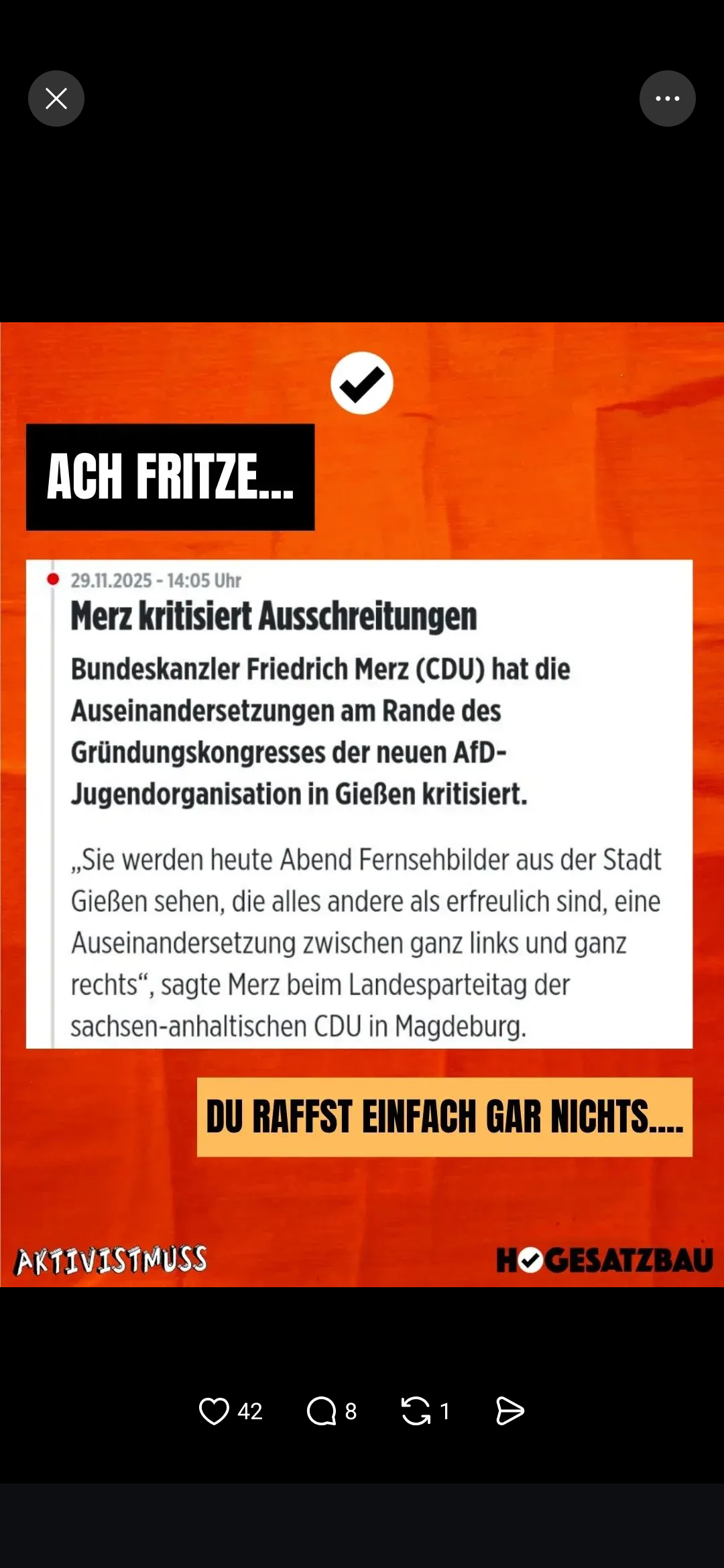 Wie war Es von Merz Brandmauer und so? (CDU, Friedrich Merz)