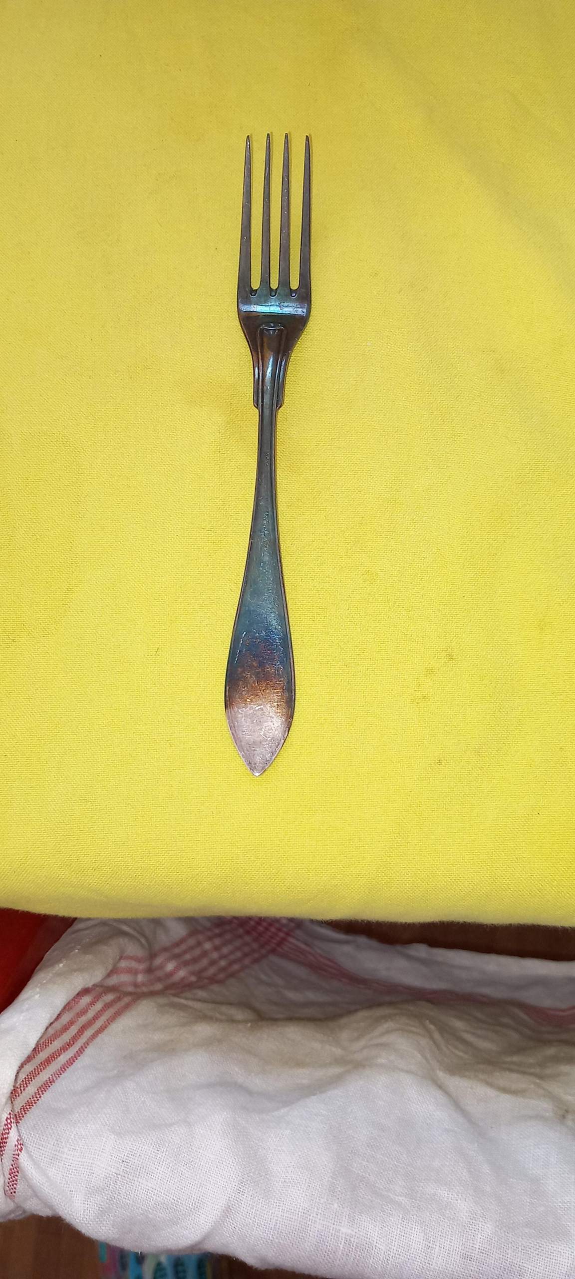 Wie wird die Gabel wieder schön blank? (Hygiene, Silber, Eisen)