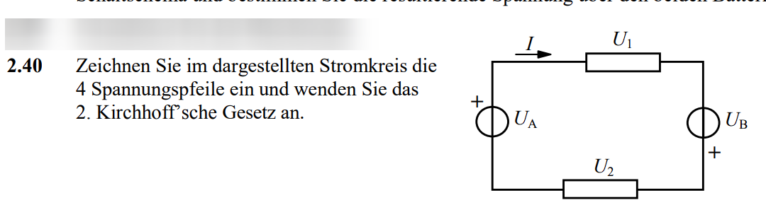Wie zeichnet man Spannungspfeile? (Elektronik, Strom, Elektrotechnik)