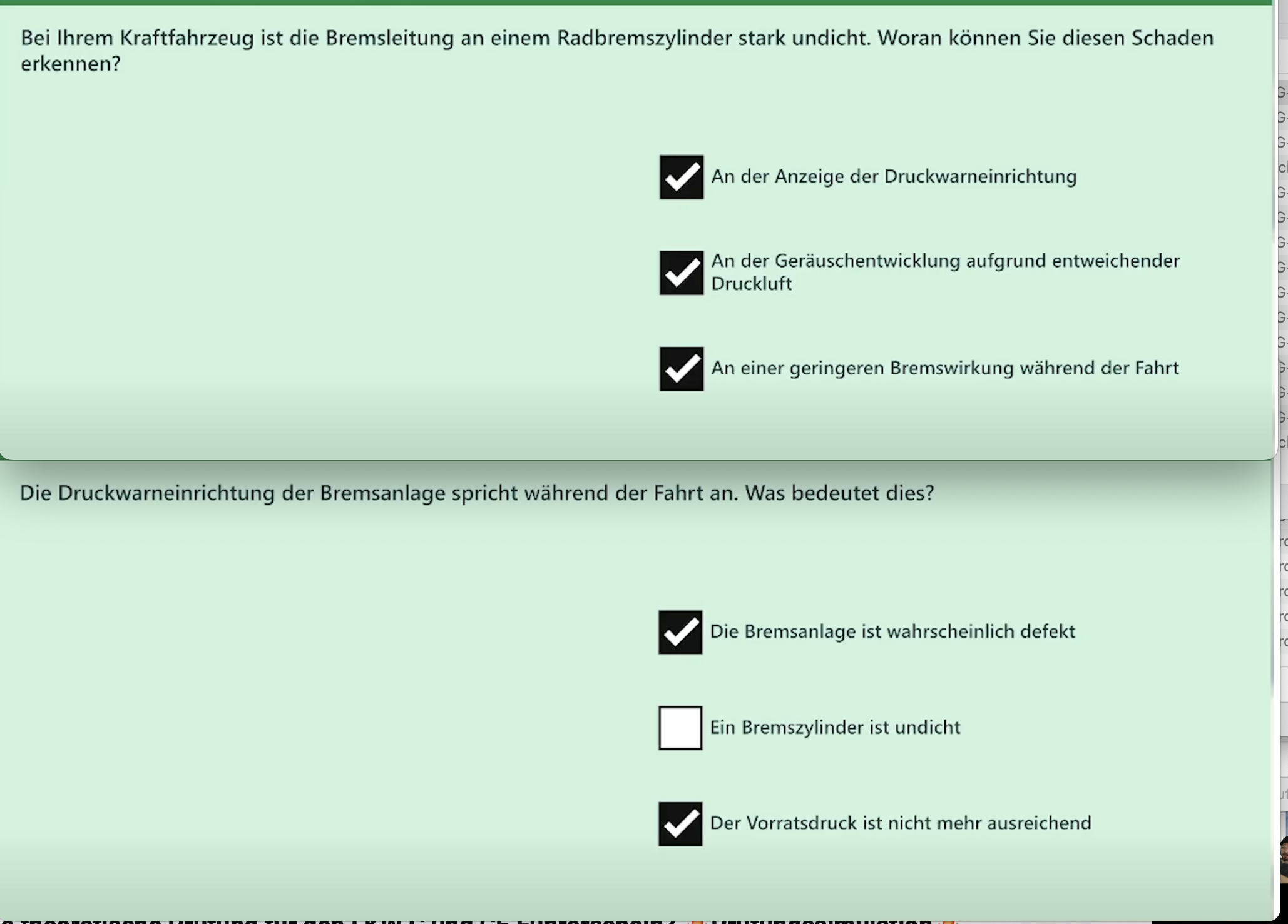 Fhrerschein Schwierige Fragen
