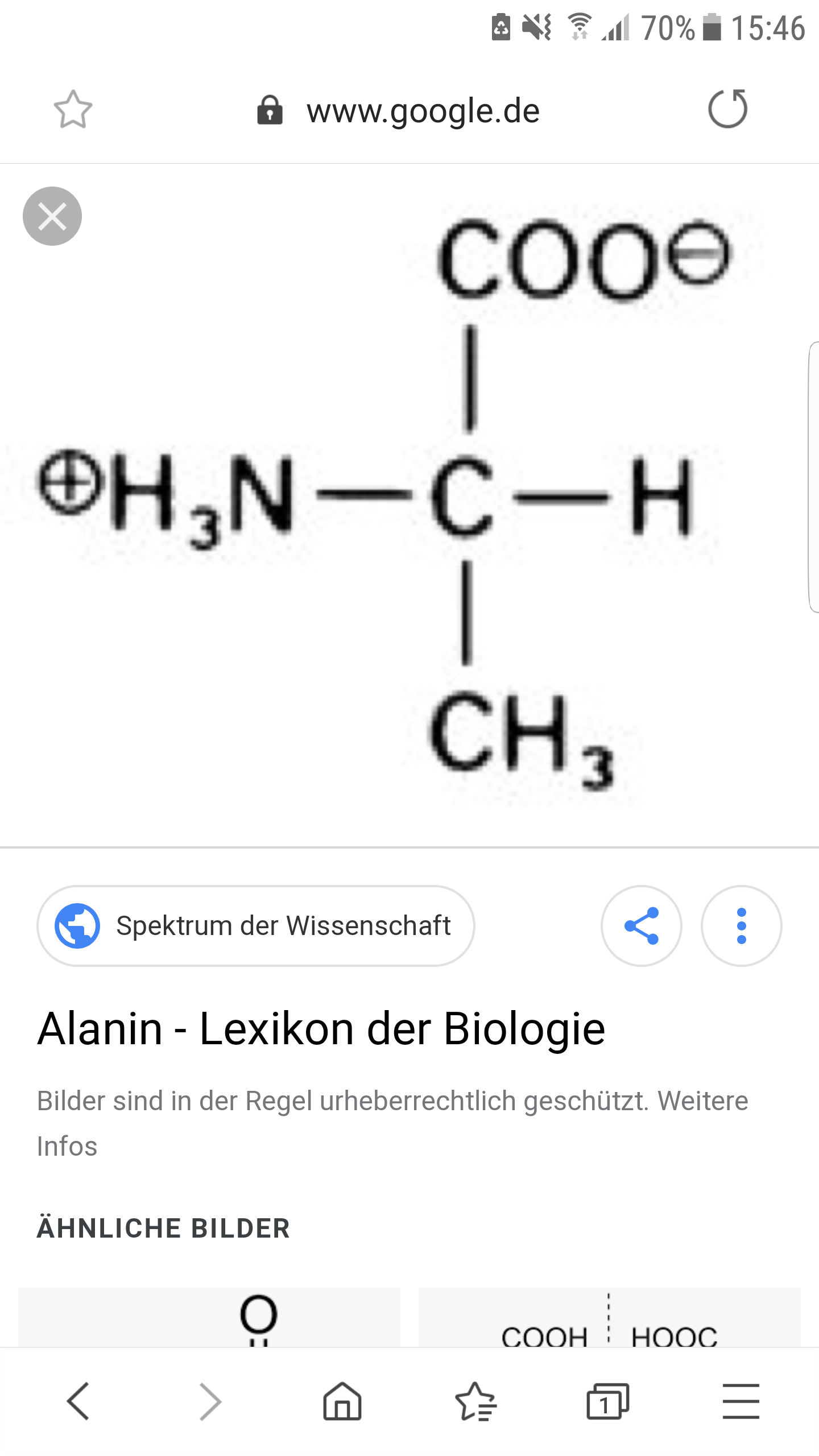 Wieso hat Alanin zwei verschiedene Strukturformeln? (Schule, Chemie ...