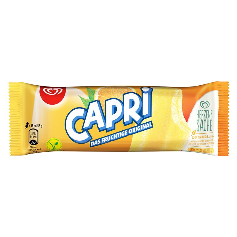 Wieso hat das Capri Eis unterschiedliche Verpackungen? (Computer, Essen ...