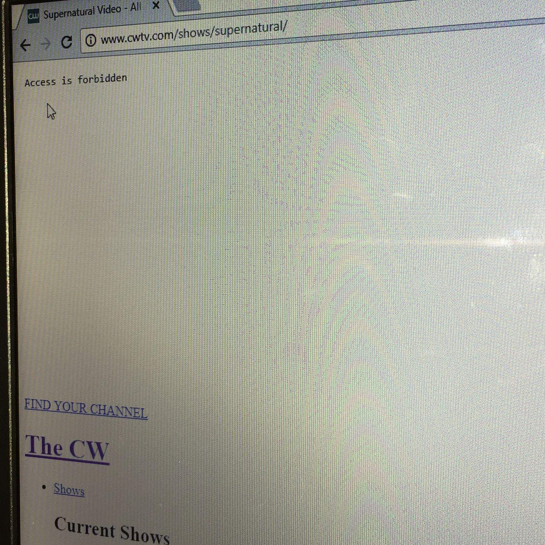 Wieso kann ich die „The CW“ Website nicht besuchen / wieso ist sie ...