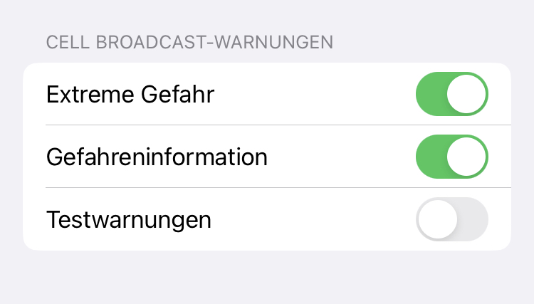 Wieso klingelte eben mein Telefon? (iPhone, Cell Broadcast)