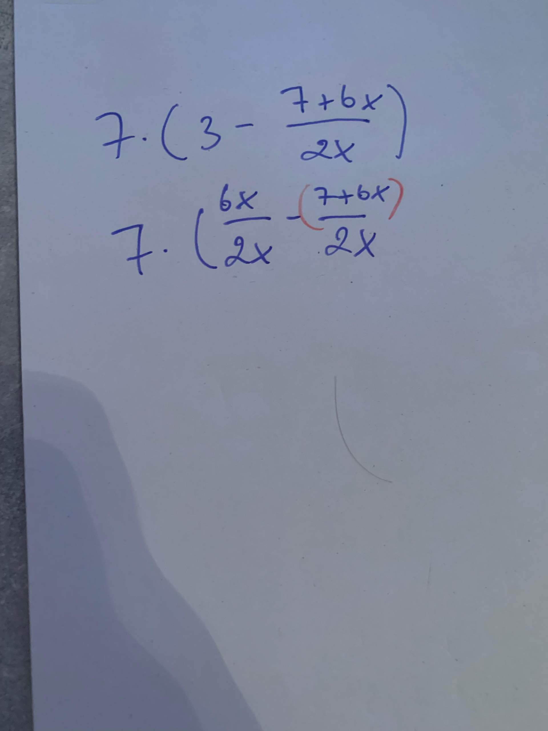 Wieso muss ich hier eine Klammer setzen? (Mathematik, rechnen, Funktion)
