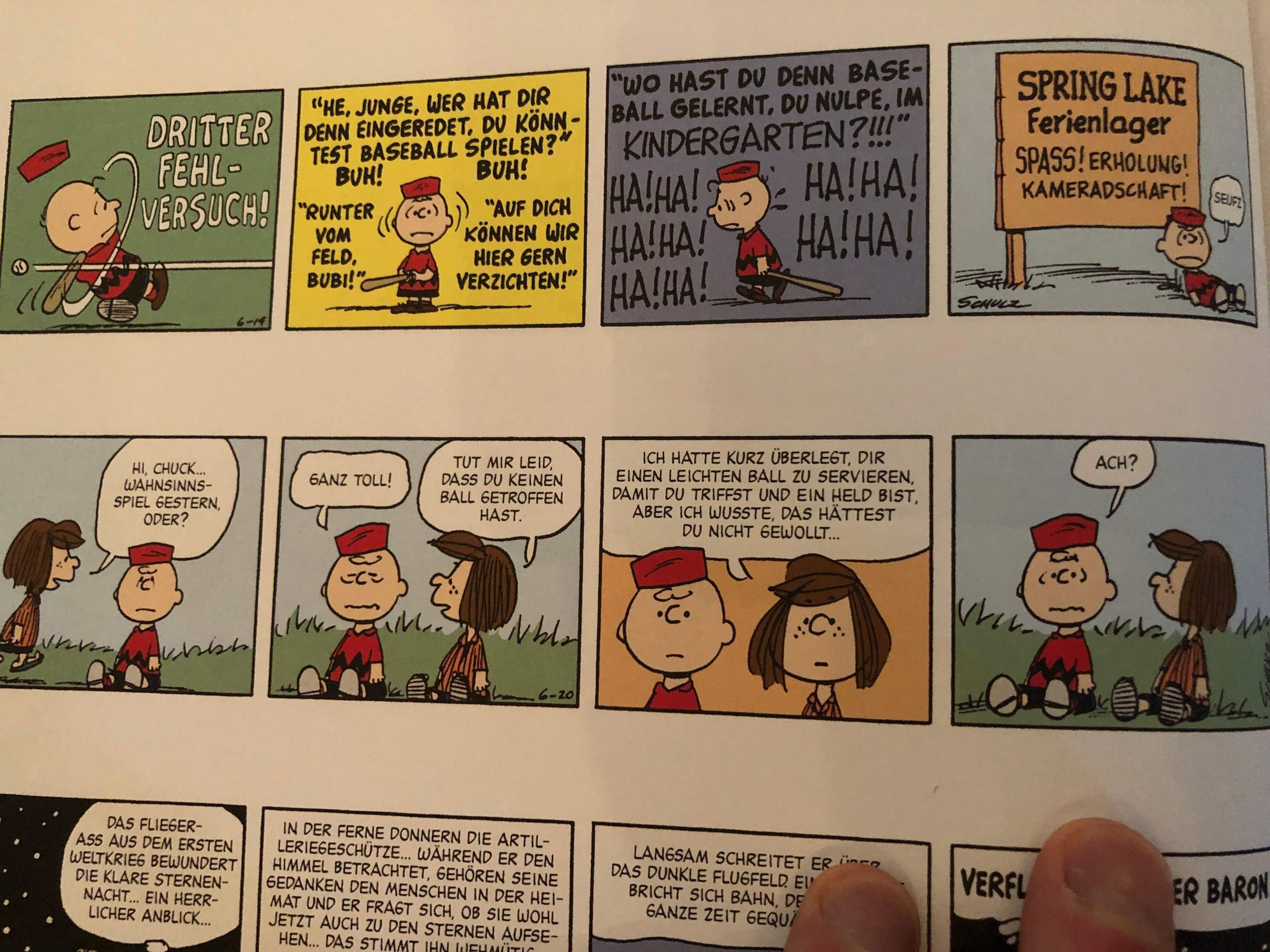 Wieso wird in diesen Sätzen in den Comics Plusquamperfekt benutzt ...