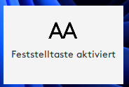 Win11 Meldung "Feststelltaste aktiviert" deaktivieren? (Windows ...