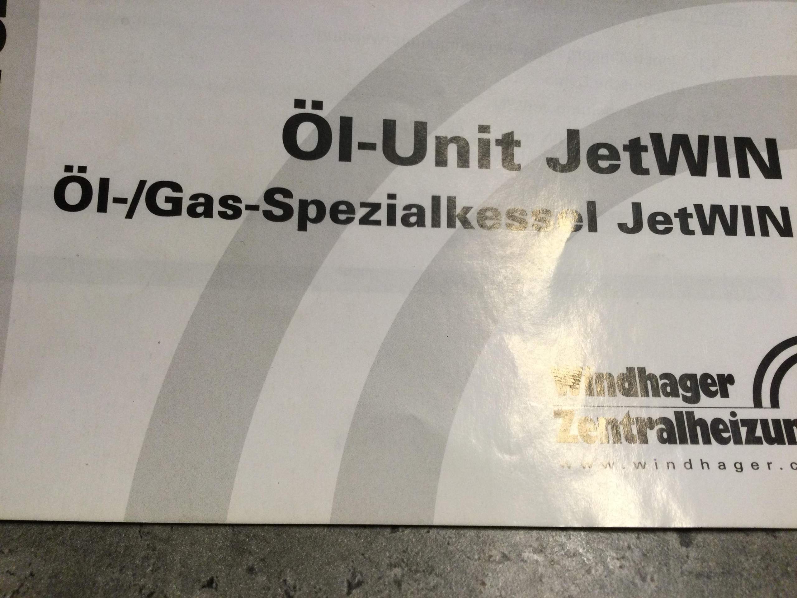 Windhager JetWin Ölheizung? (Heizung, Heizungsanlage)
