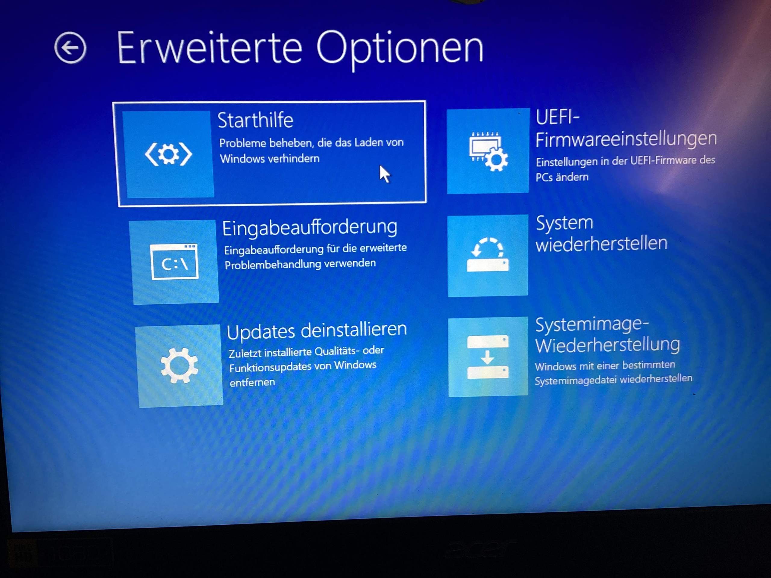 Verwunderlich Acer Laptop Zurcksetzen Bild