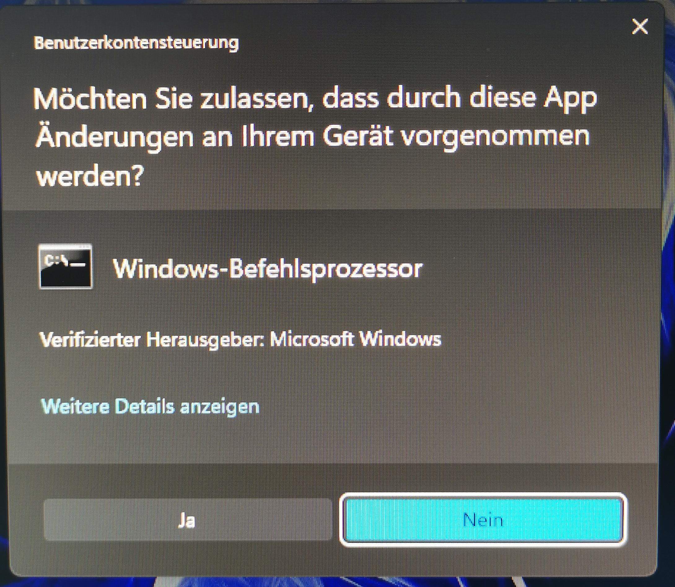 Windows 11 .bat Datei ausführen ohne eine Meldung zu erhalten? (Microsoft, cmd, Batch)