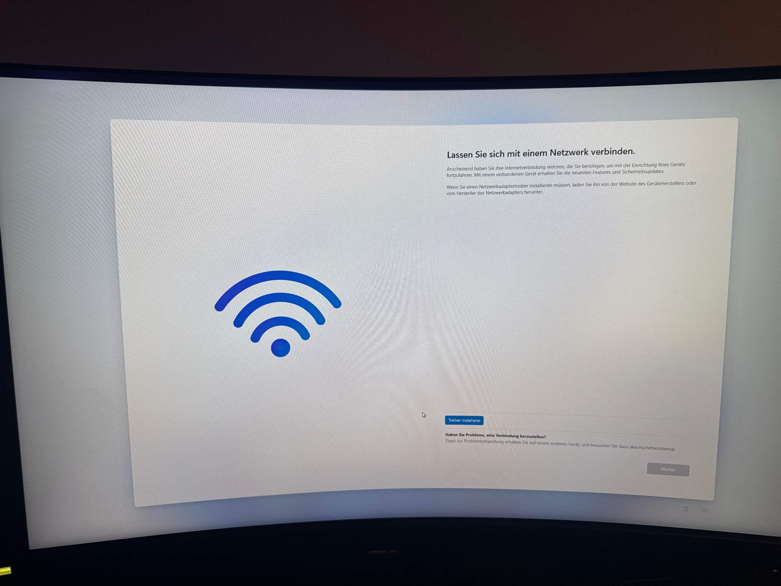 Windows-Ersteinrichtung: Warum funktioniert die Netzwerkverbindung ...