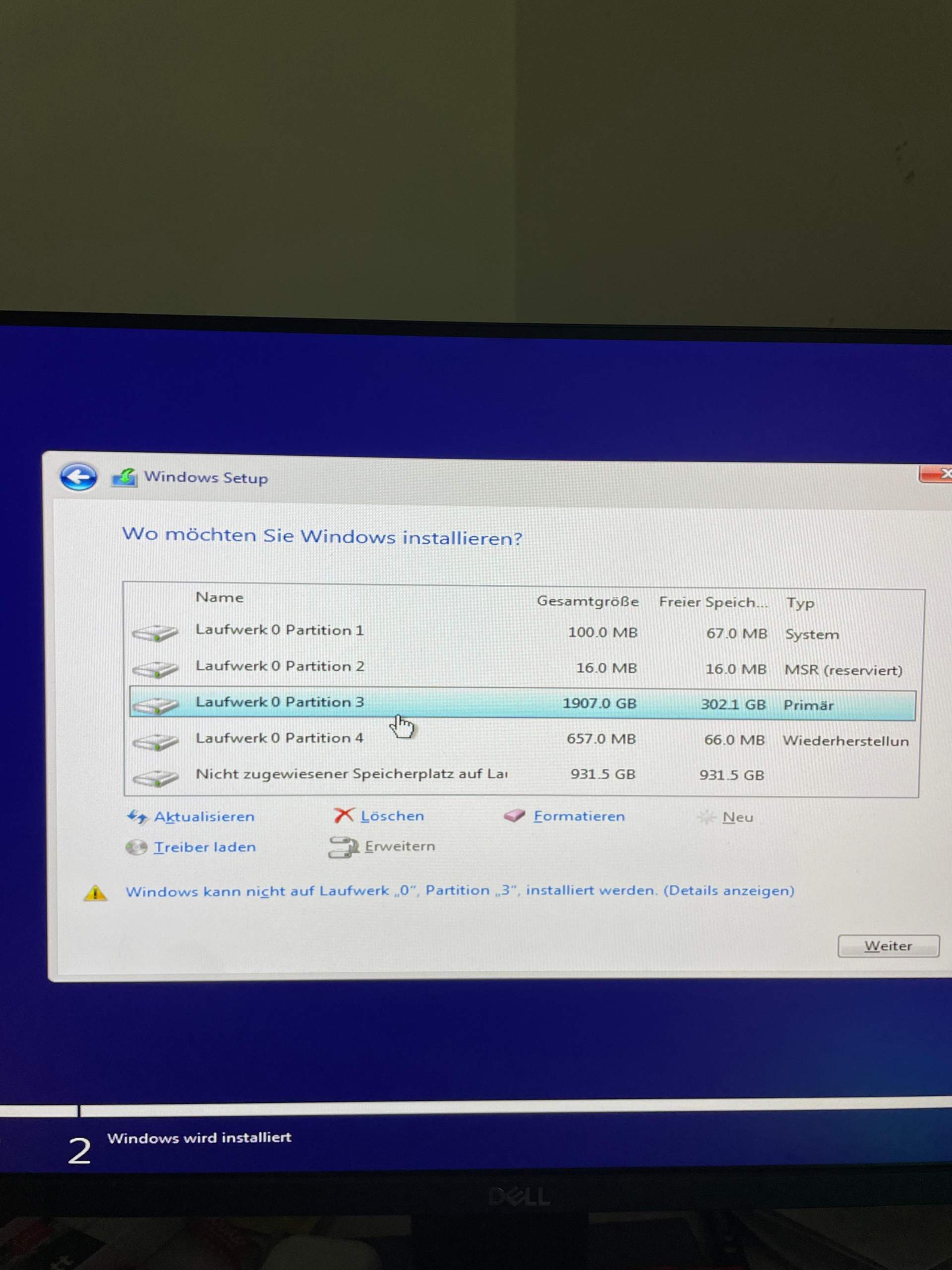 Windows Partitionen lassen sich nicht löschen? (Windows 10, USB-Stick ...