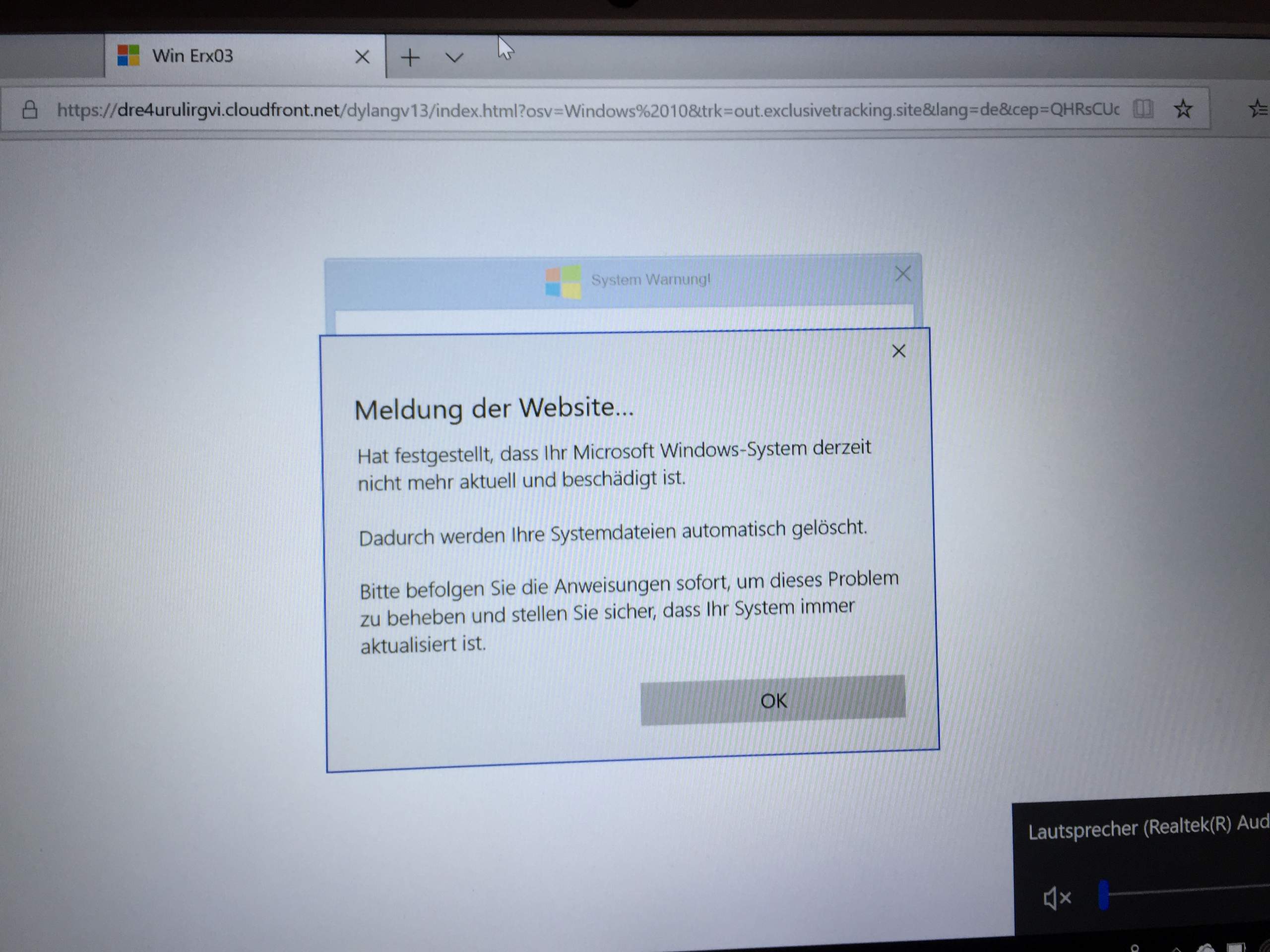 Windows Warnung bekommen was ist das und warum Kamm ein lauter Ton bei ...