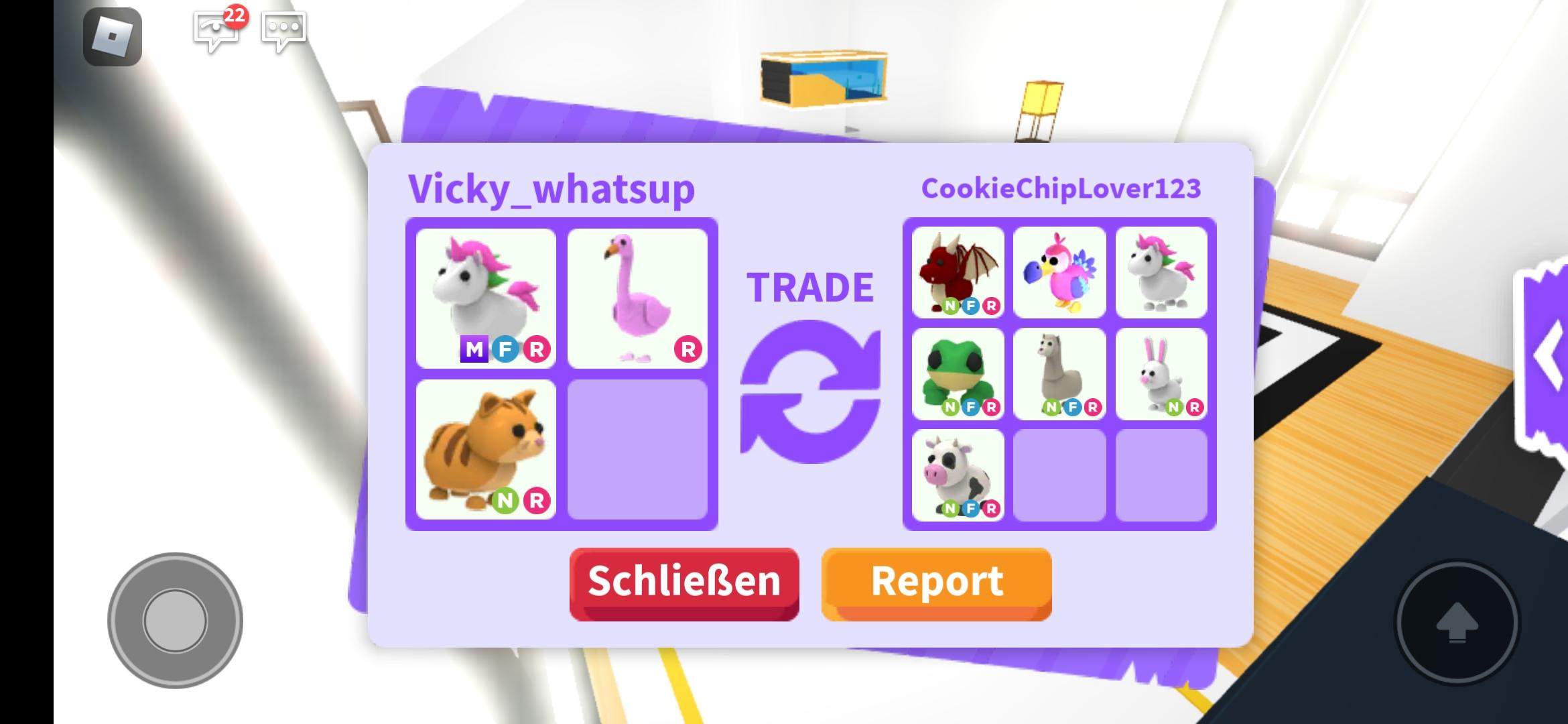 Ist dieser Trade in Adopt Me fair? (Computer, Spiele und Gaming, Roblox)