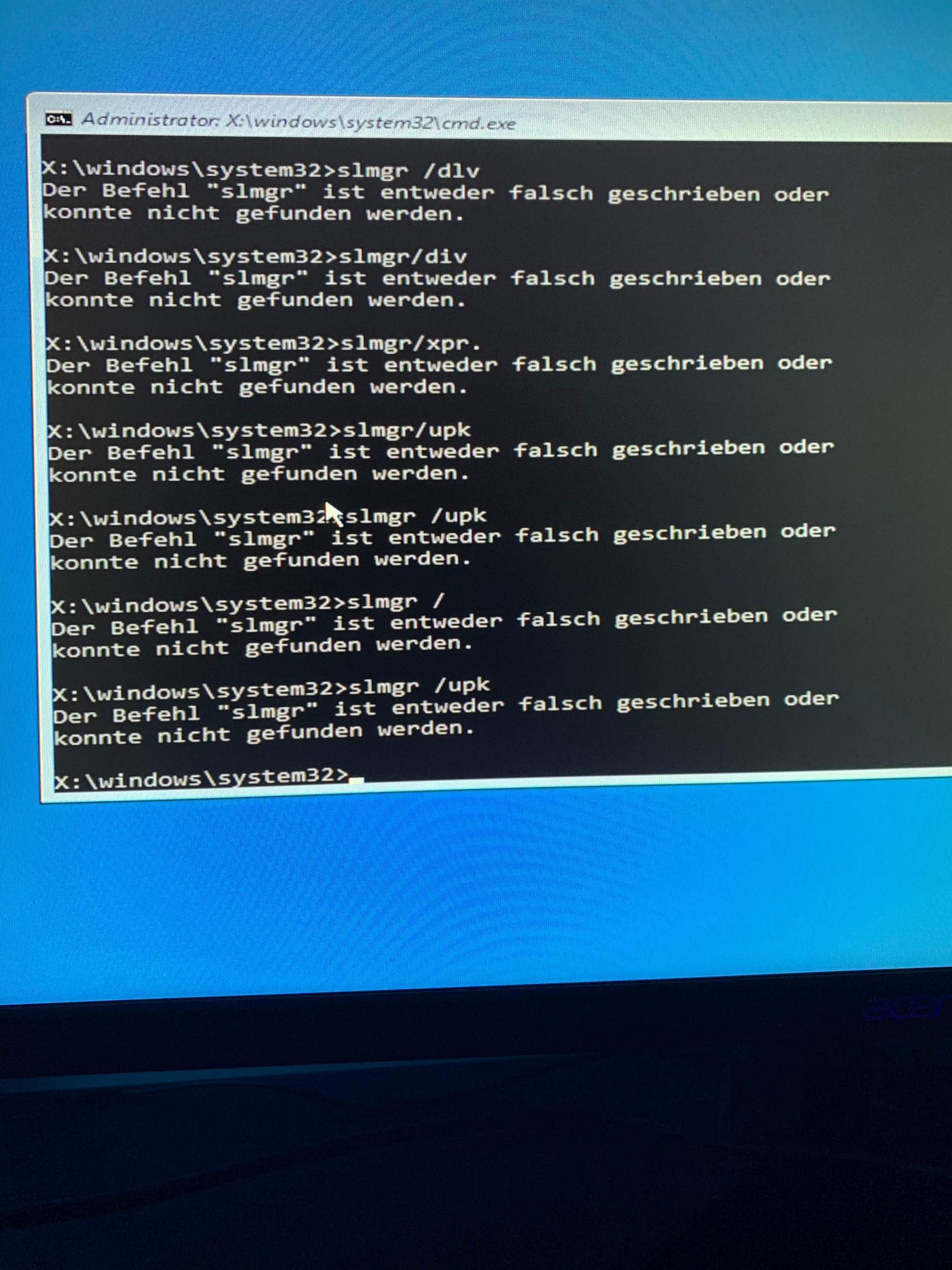 Winfoes Key löschen im cmd geht nicht? (Computer, Technik, PC)