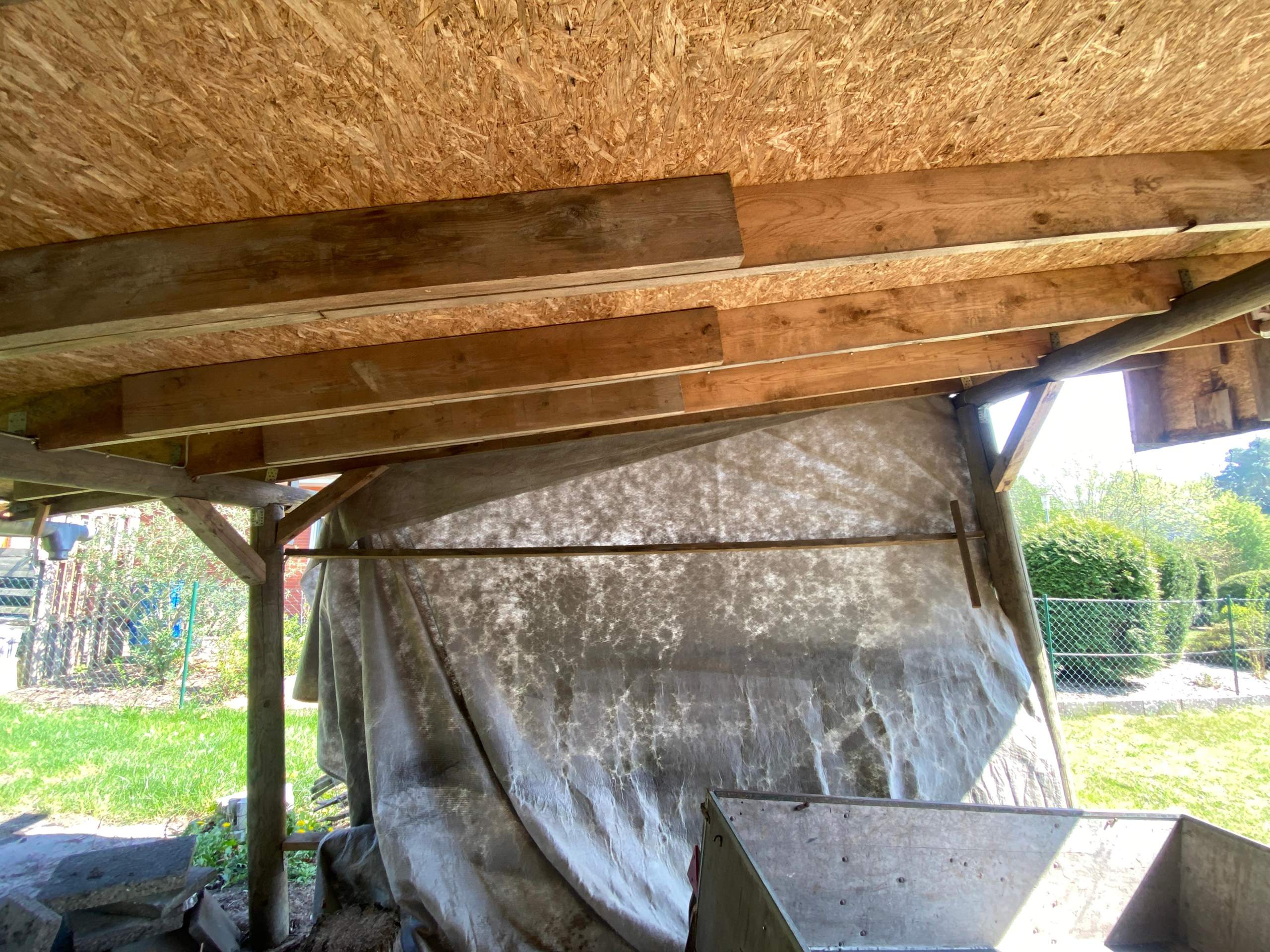 Wird das bald umfallen? (Statik, Carport)