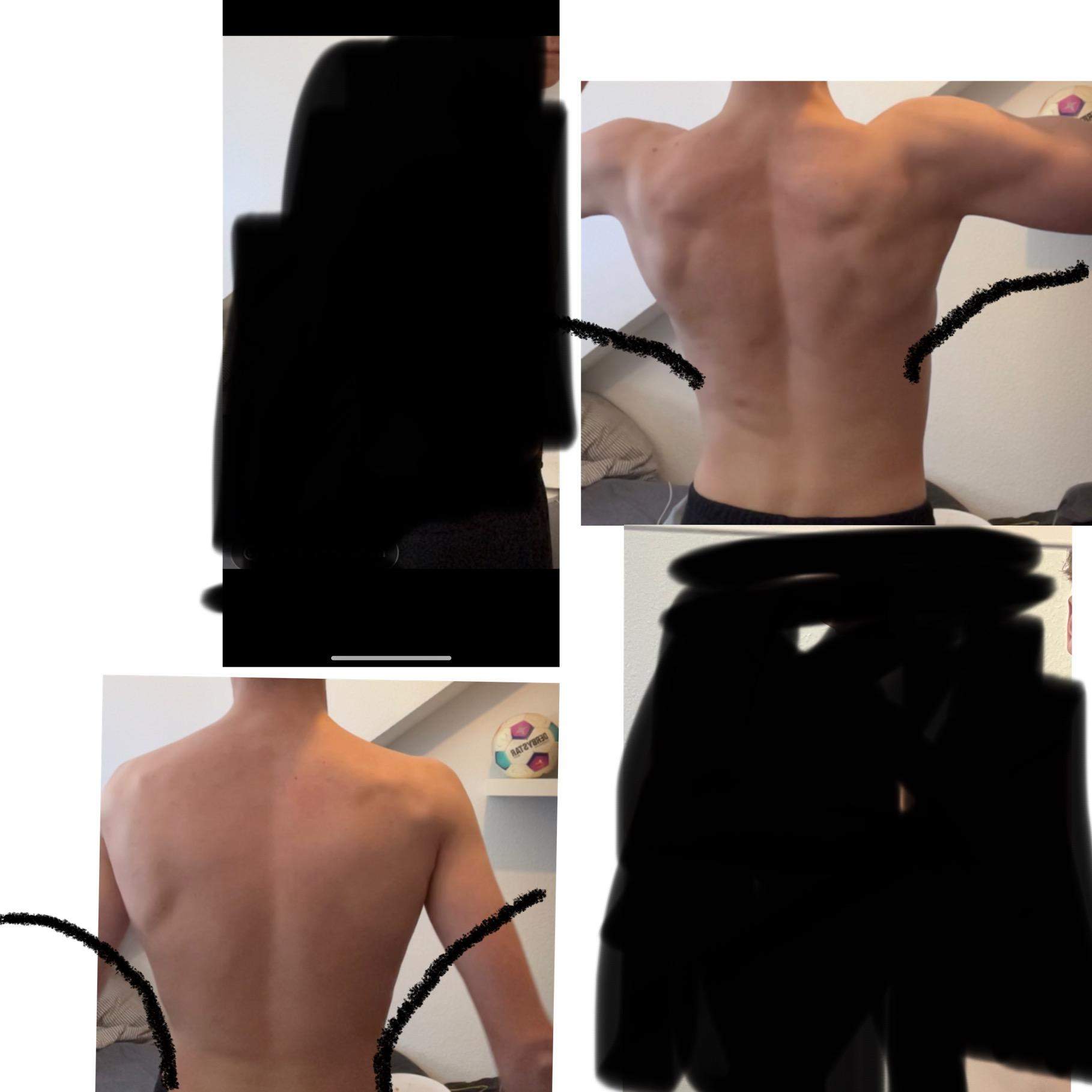 wird der Rücken immer mehr zum V? (Körper, Fitnessstudio, Krafttraining)