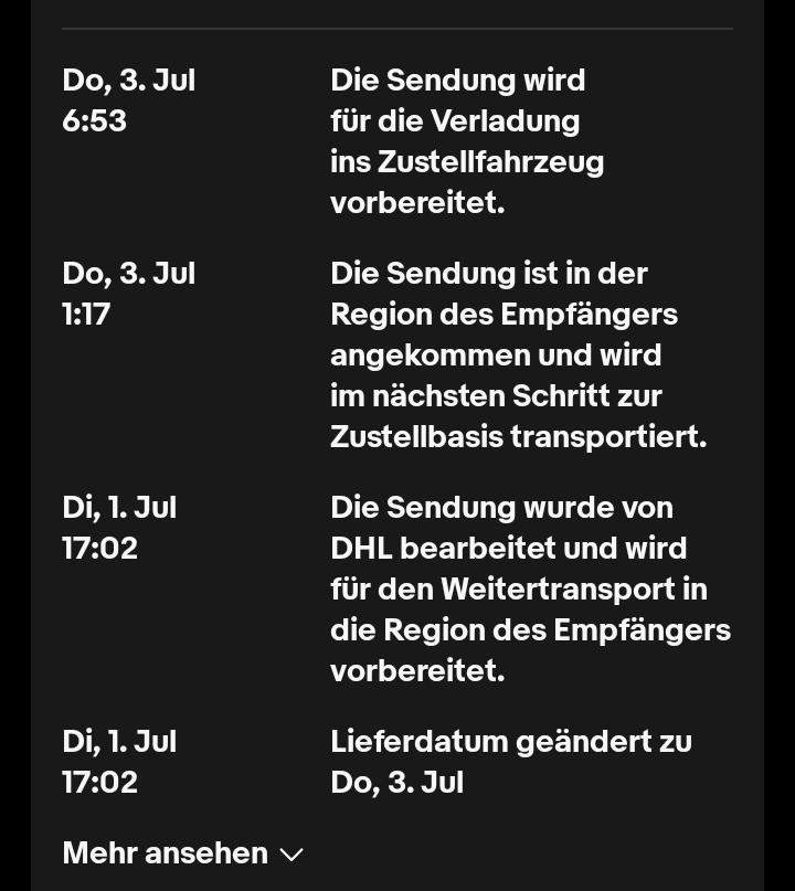 Wird es heute noch was oder nicht? (Amazon, Post, Versand)