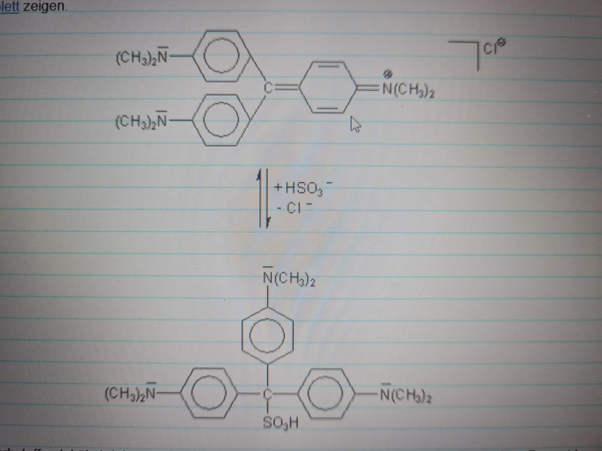Wirkt das Hydrogensulfit-Ion (HSO3-)hier als Oxidationsmittel? (Chemie ...