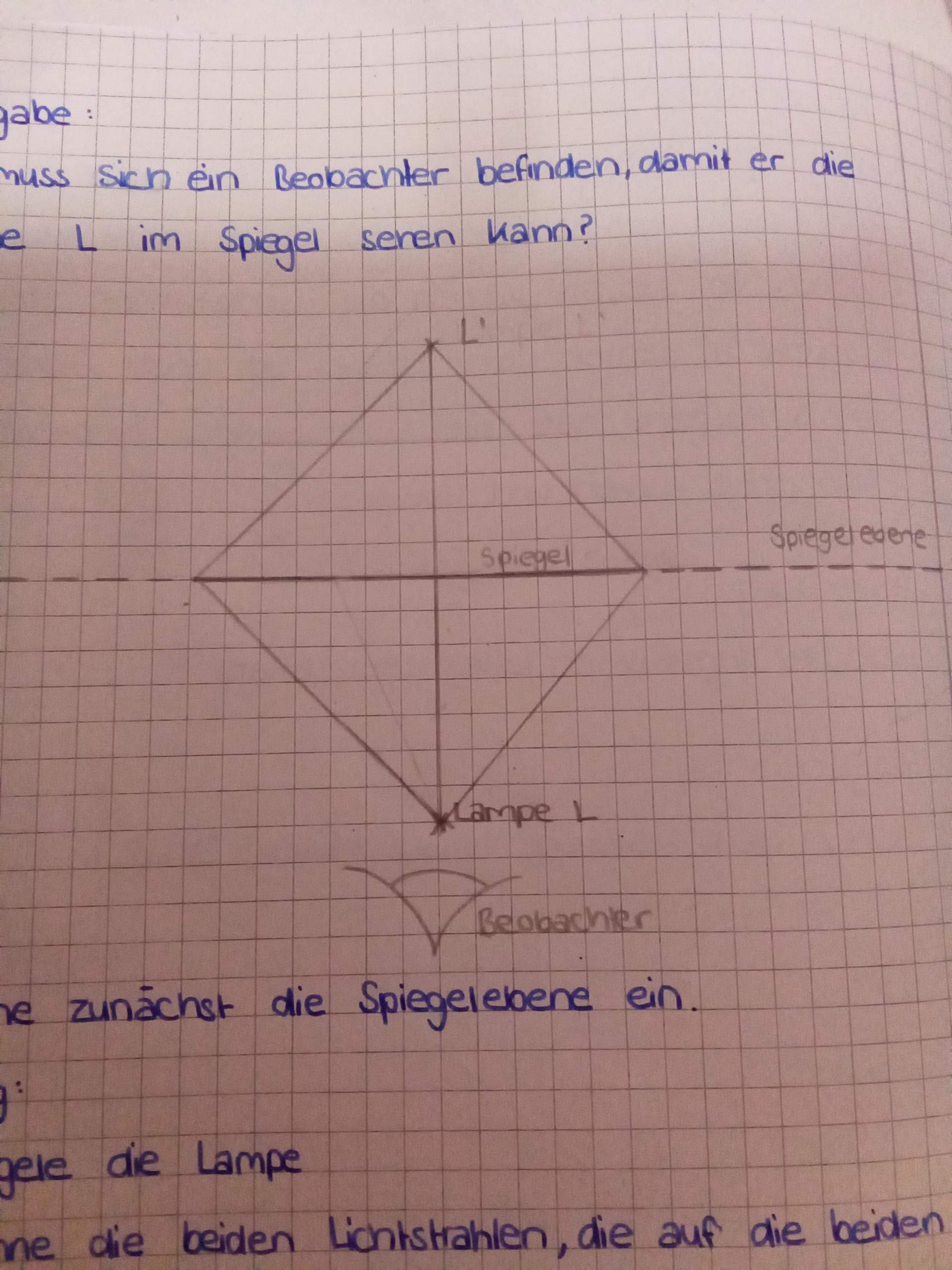 Wo befindet sich der Beobachter? (Schule, Physik, Gymnasium)