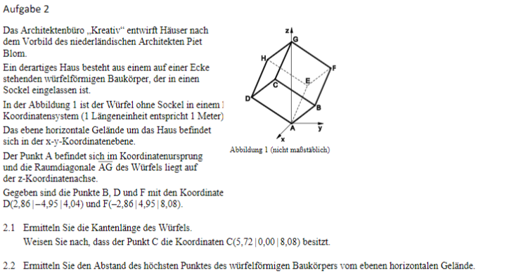 Wo ist hier das ebene horizontale Gelände? (Schule, Mathematik)