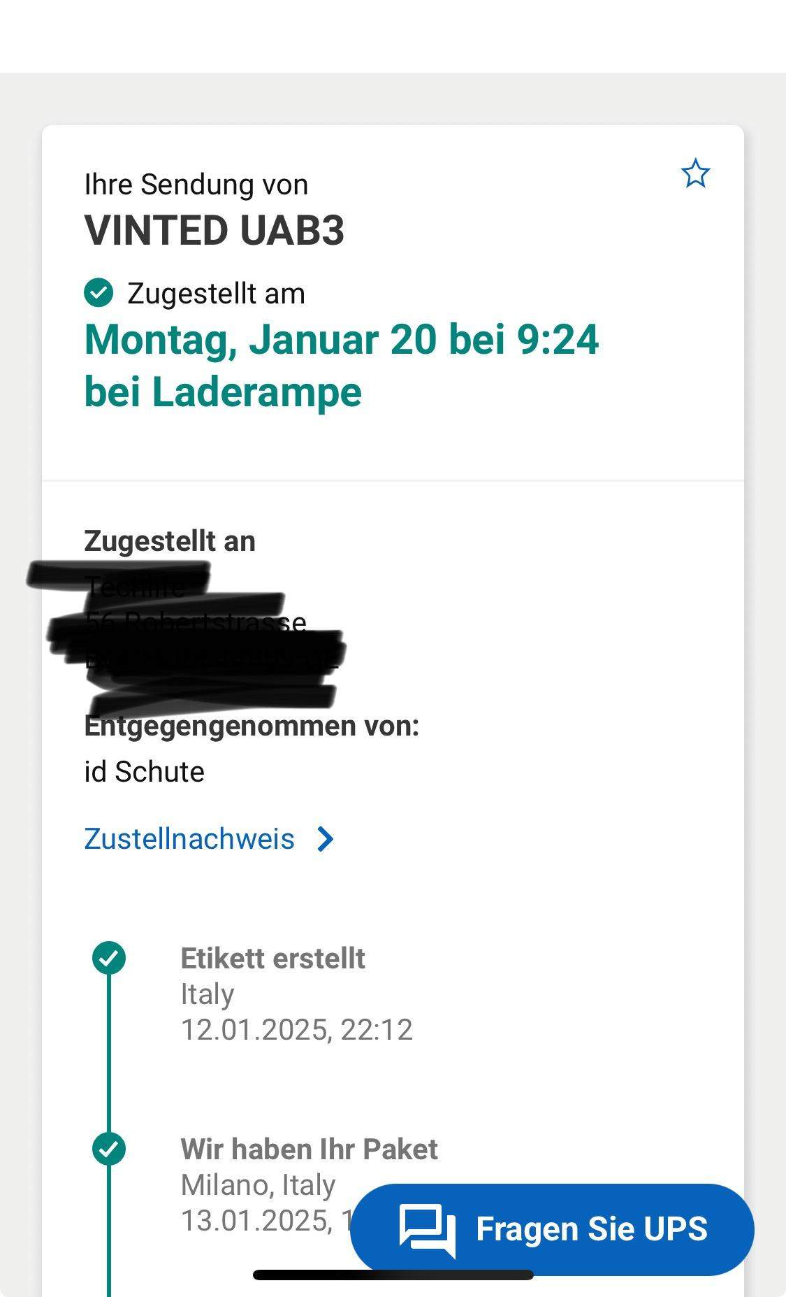 wo ist mein UPS paket? (DHL Paket, Sendungsverfolgung)
