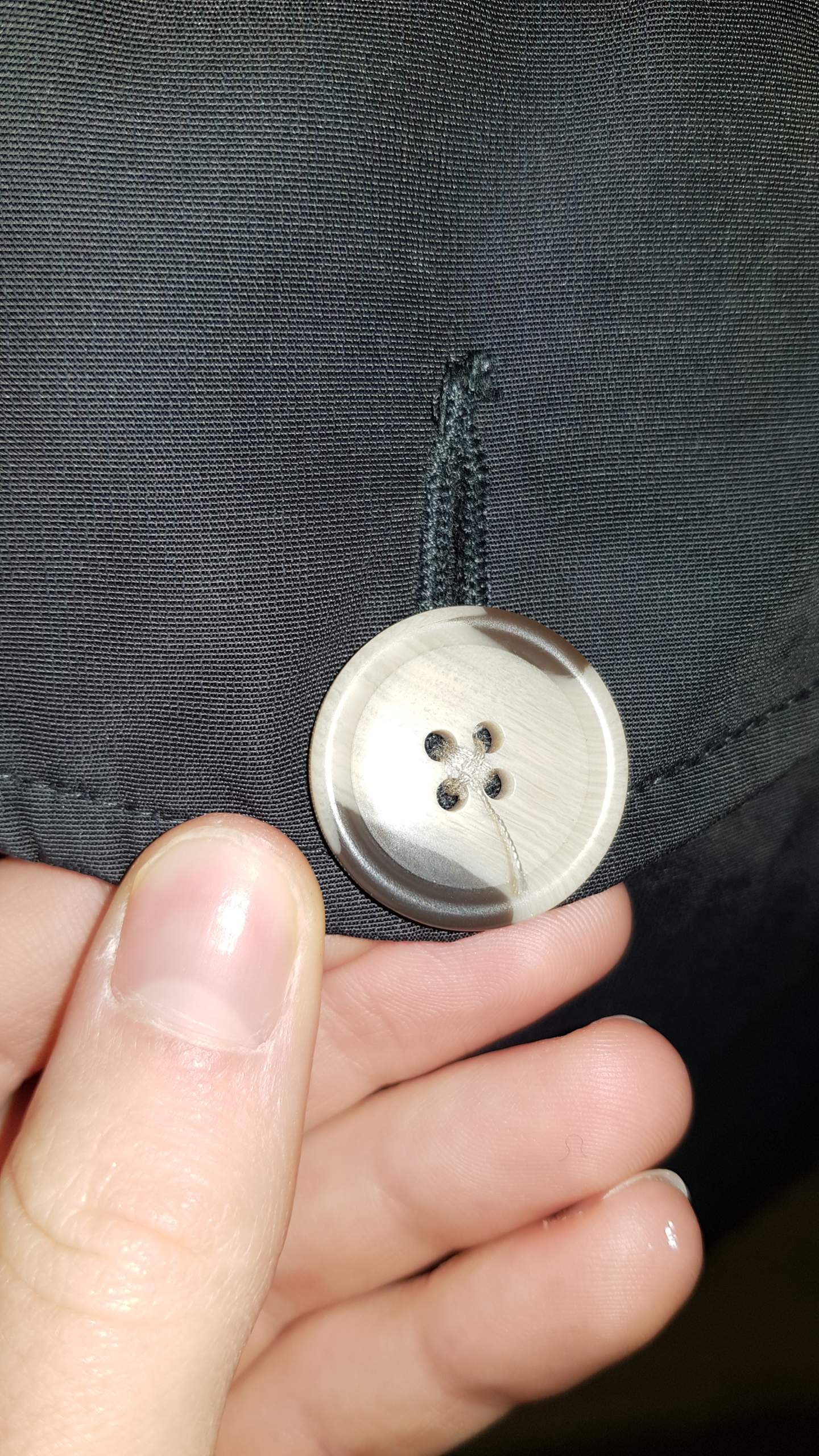 Woolrich Jacke echt auch wenn auf den Knöpfen kein Woolrich steht ...