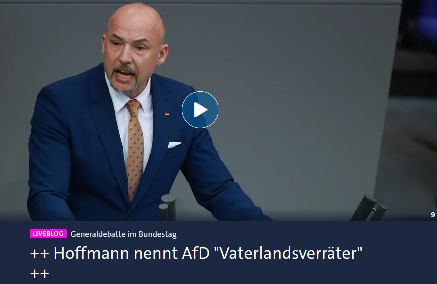Würdet ihr so weit gehen wie Herr Hoffmann und die AfD, als ...