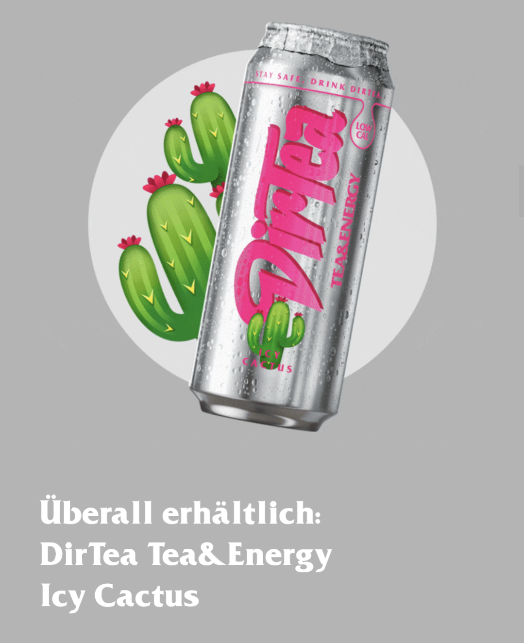 Wurde Dirtea Energy abgesetzt? (Getränke, Zucker, Koffein)