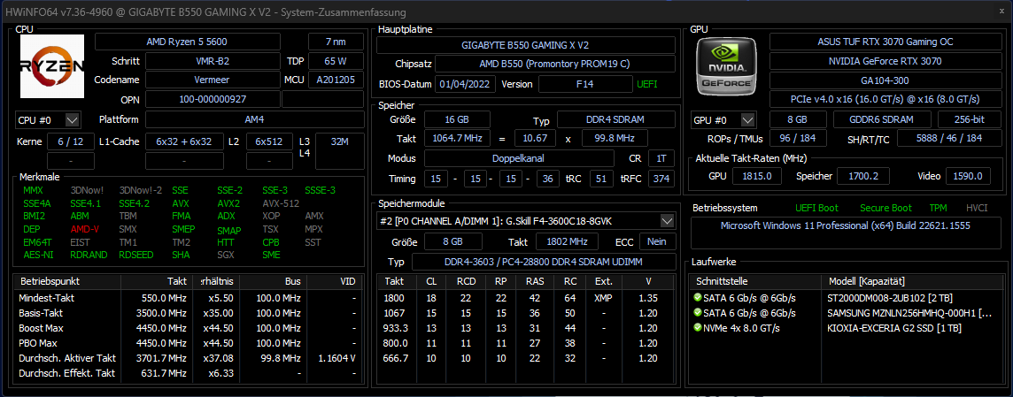 xmp profil causiert abstürze? (Gaming PC, CPU, Prozessor)