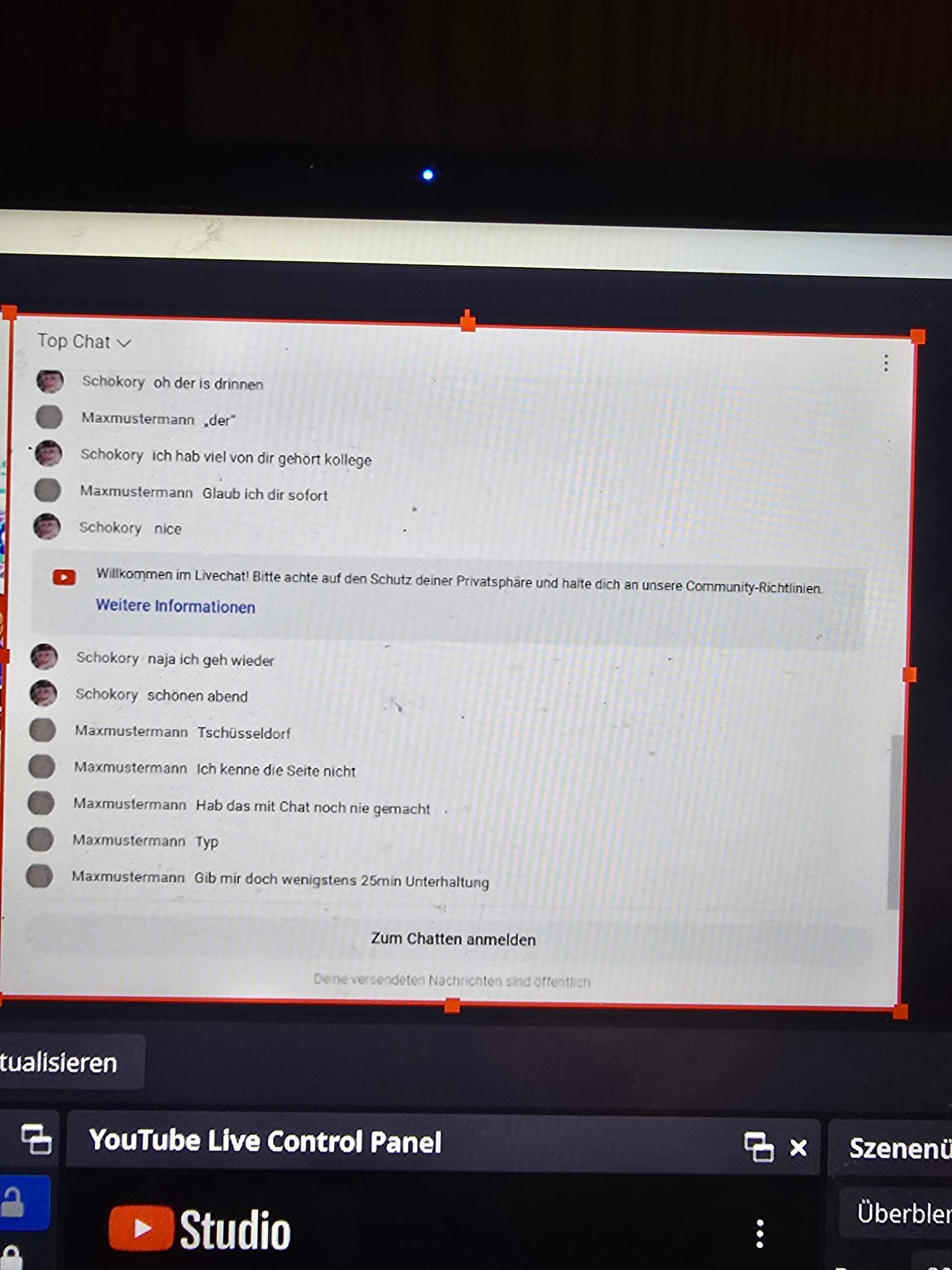 Youtube chat in obs anzeigen? (iPhone, App, Android)