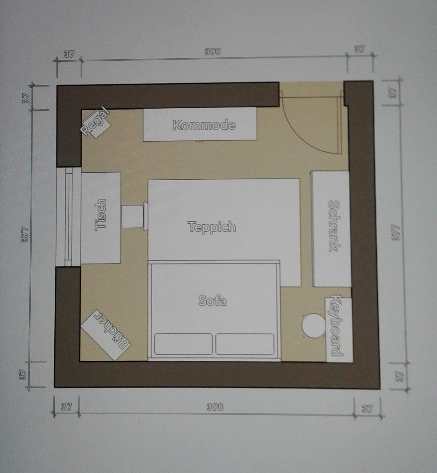 Zimmer umstellen? (Möbel, Gestaltung, Innenarchitektur)