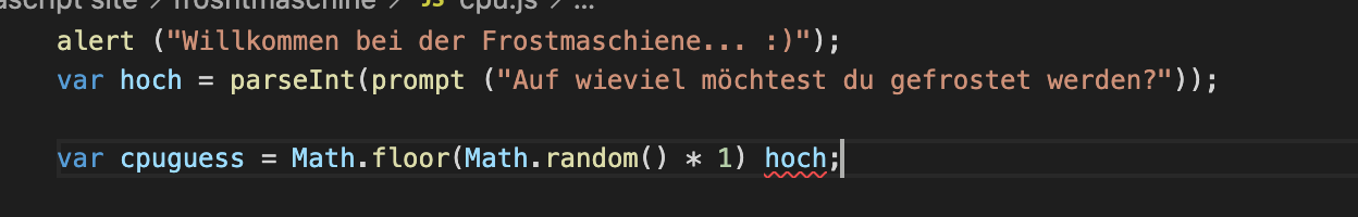 Zufällige Zahl in Javascript mit "Werten"? (Computer, programmieren)
