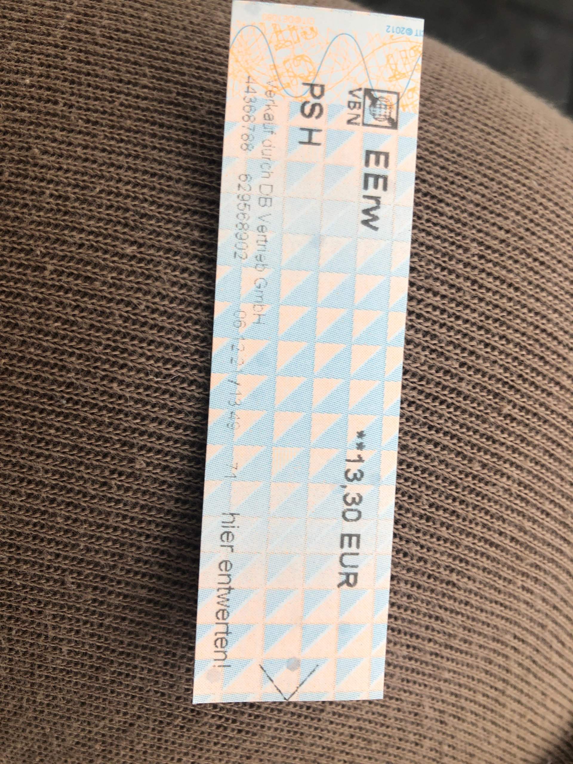 Zugticket DB? (Bahn, Zug, Deutsche Bahn)